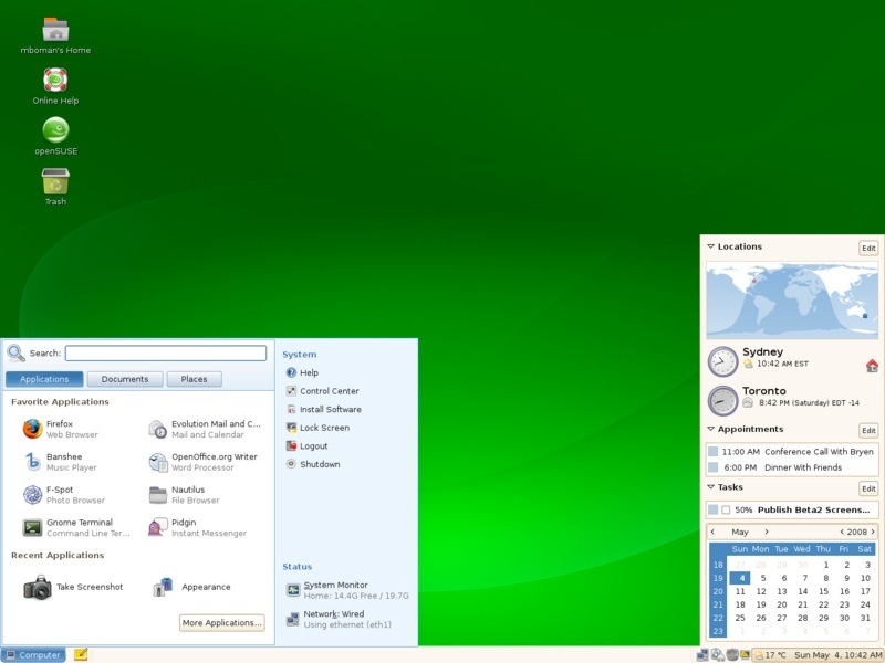 Open Source Operating System - OpenSUSE Linux
