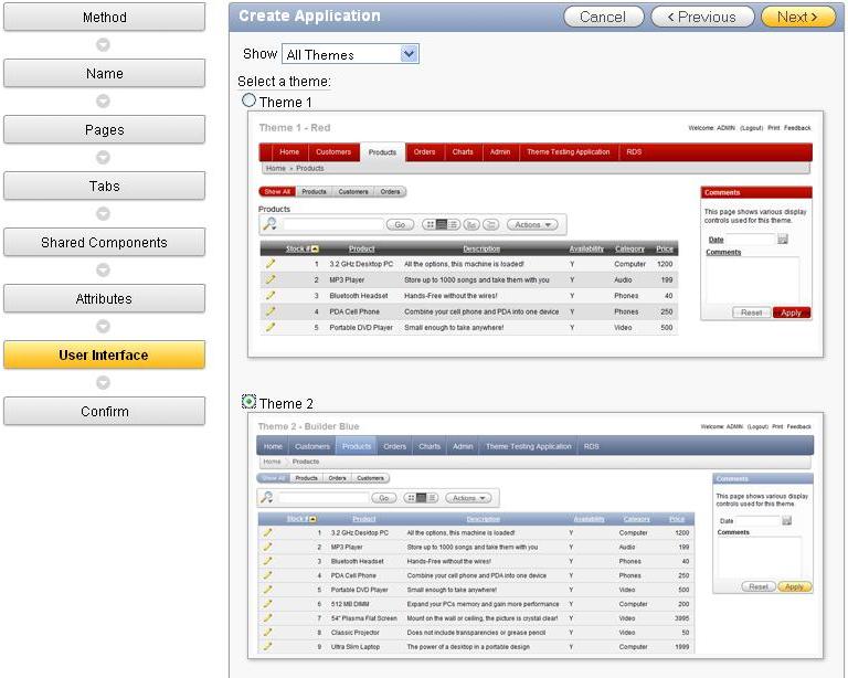 Create Tabular Form in Oracle Apex 4.0