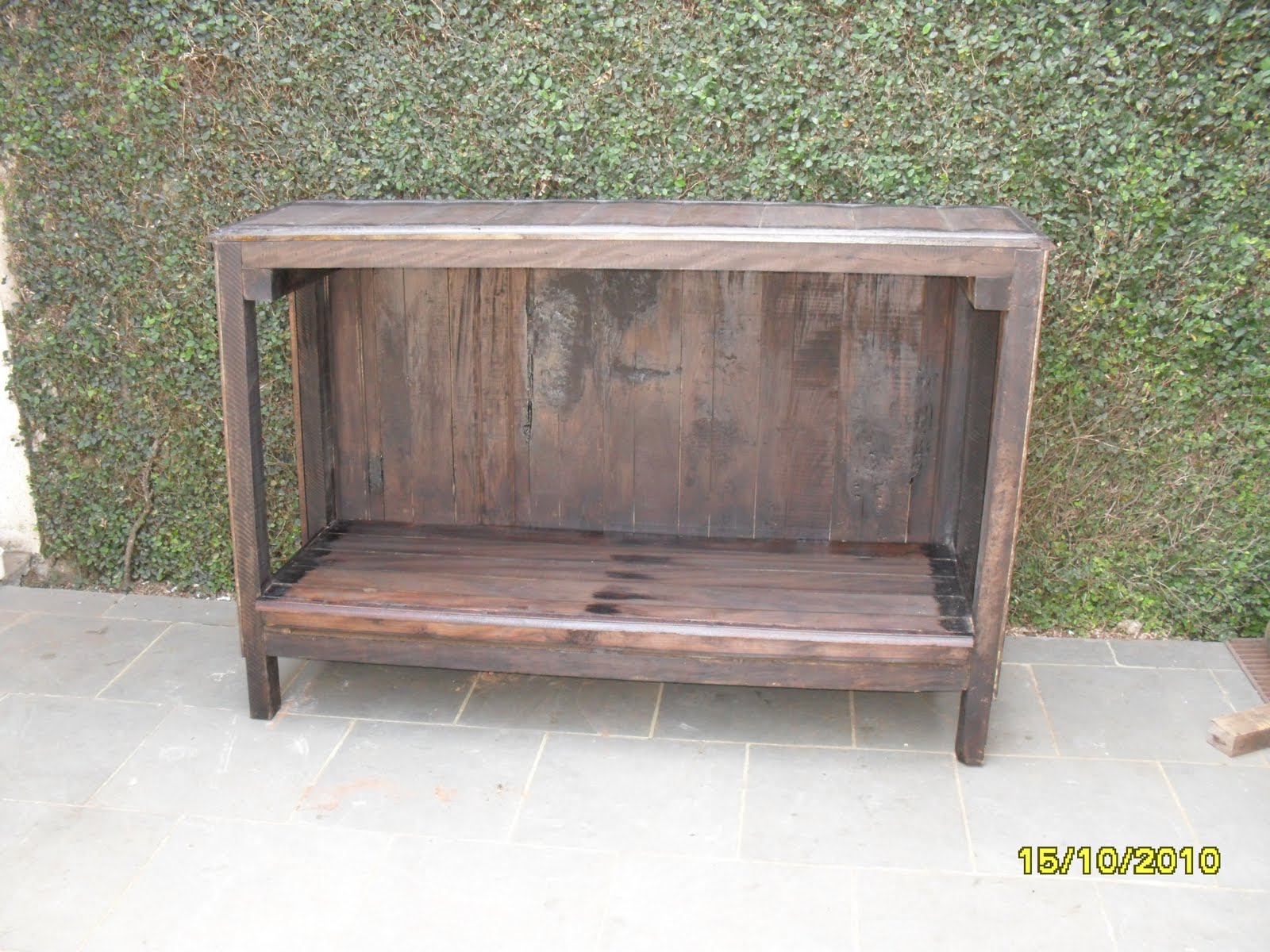 Empório dos Móveis Rústicos: Balcão confeccionado a mão com madeira de ...