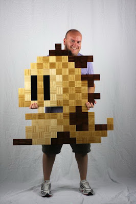 DAMN CRAZY PIX: 8-bit Wooden Decor