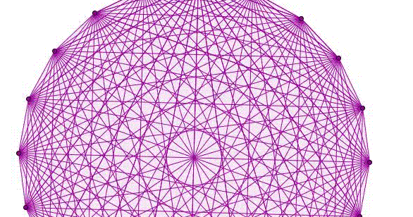 MATEMÁTICA: ICOSÁGONO E SUAS 170 DIAGONAIS