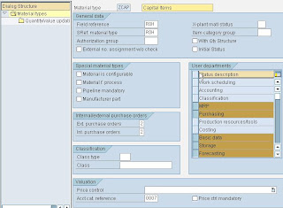 SAP MM Tutor: Define Attributes of Material Types