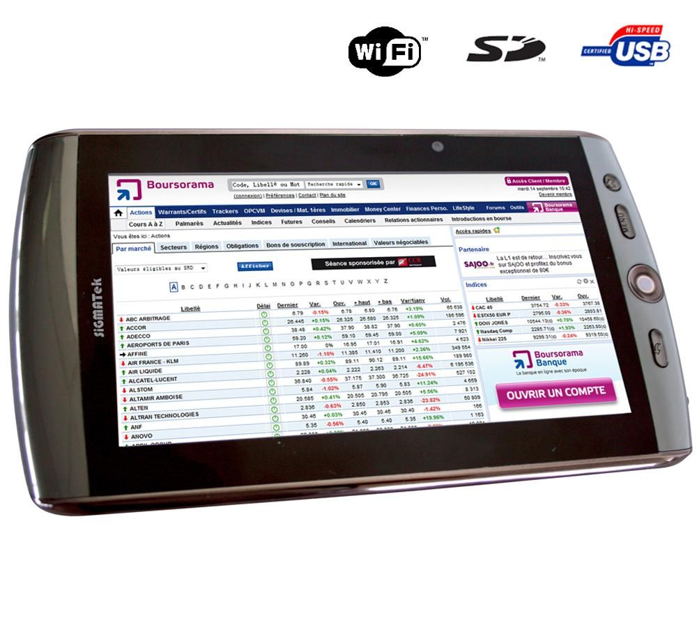 Best Tablet PC: SIGMATEK MID-700 INTERNET TABLET