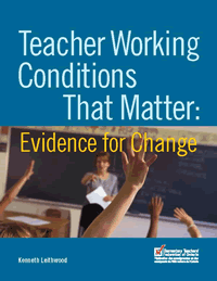 The ETFO Durham Daily: Teacher Working Conditions That Matter: Evidence ...