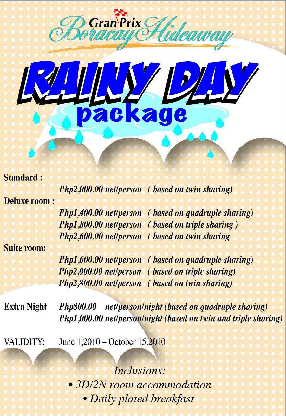 Alflo Travel and Tours: RAINY DAY PROMO - BORACAY