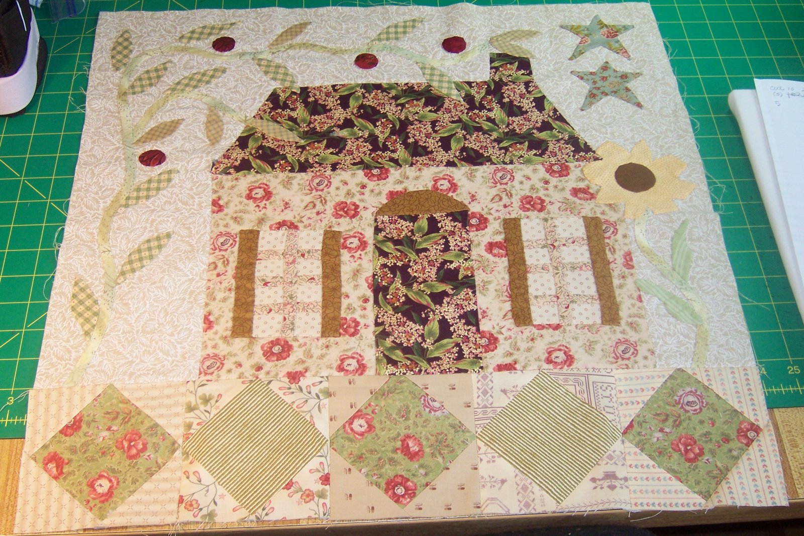 Quilt Studio Happenings: home sweet home block 4