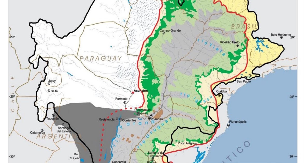 blog de Geografia Patricio Chena: Que es el Acuifero Guarani? Dimension ...