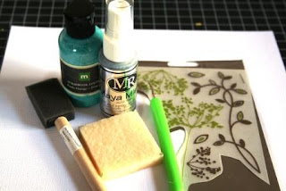 Studio Calico: Rub-On/Paint/Mist Tutorial.