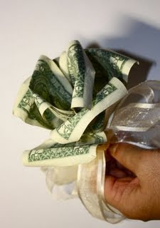 Origami Money Flowers: How To Make Money Origami Flower Rose