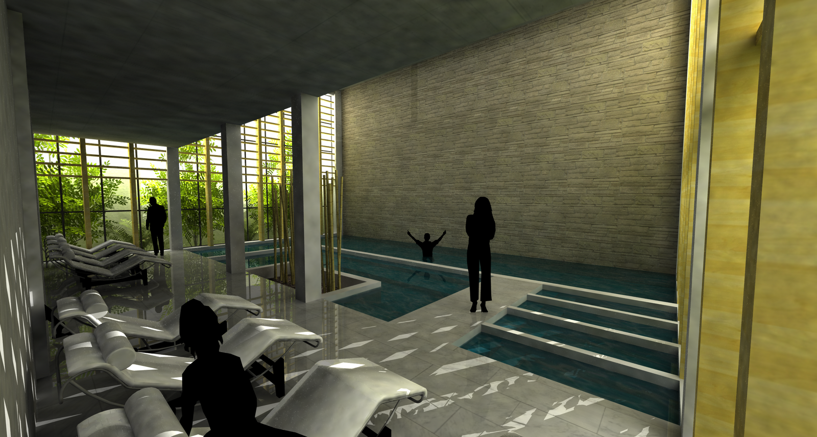 PS ARQUITECTURA 3D: Proyecto SPA Centro de Concepción.