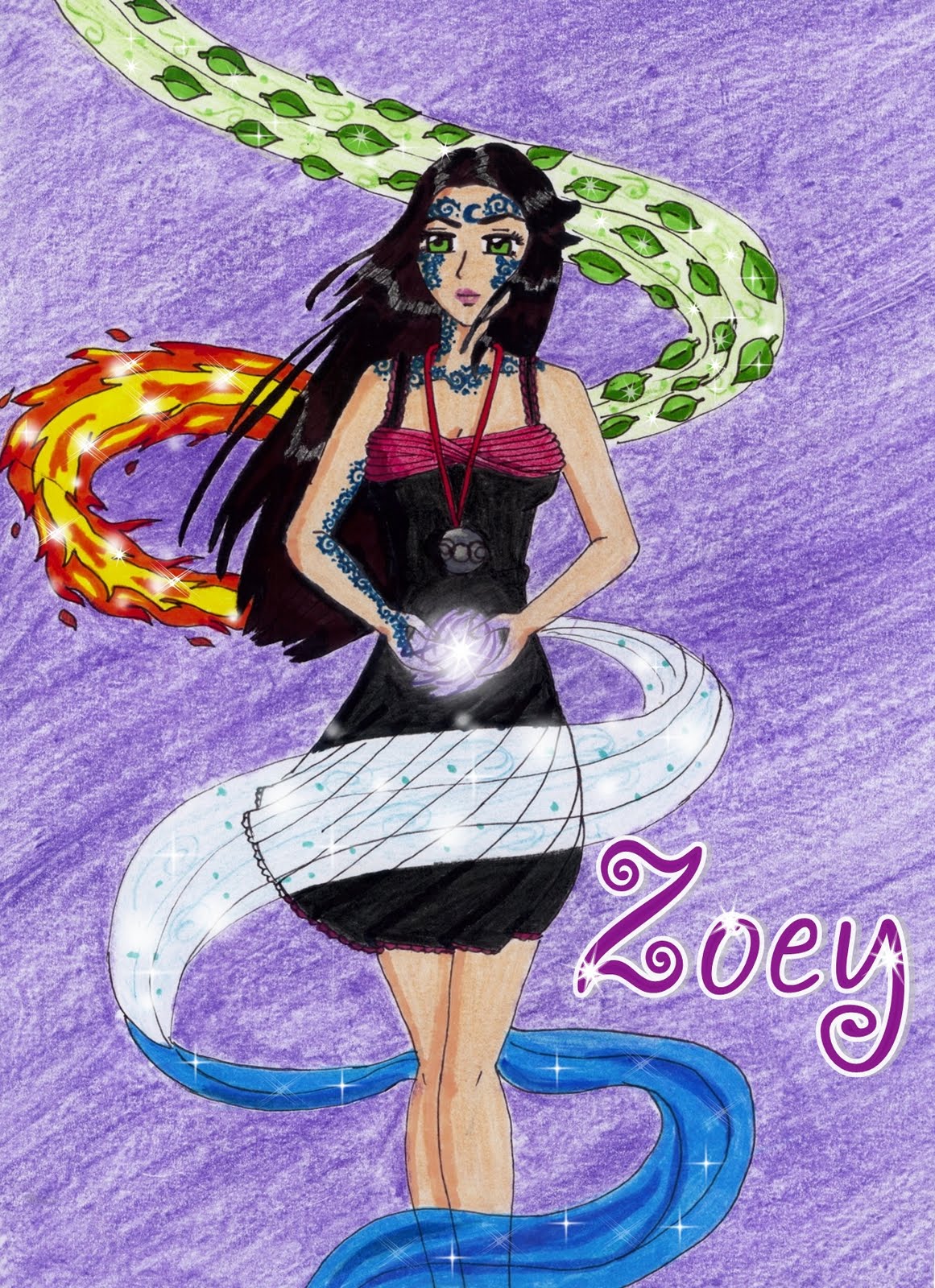House of Night BR: Fanart da Zoey