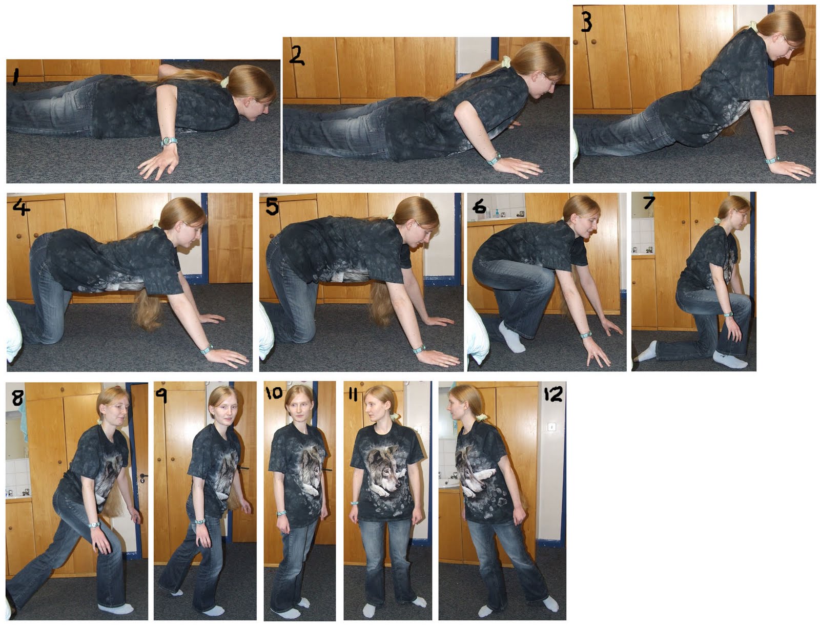 Jen's 2D Digital Animation: Standing Up Test