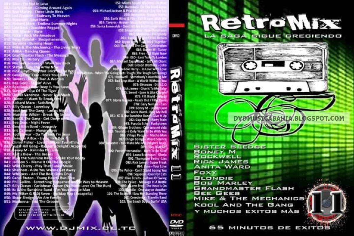 LOS MEJORES DVD DE MUSICA Y MAS....!!!!: RETROMIX 90s - LA SAGA (13 DVDs)