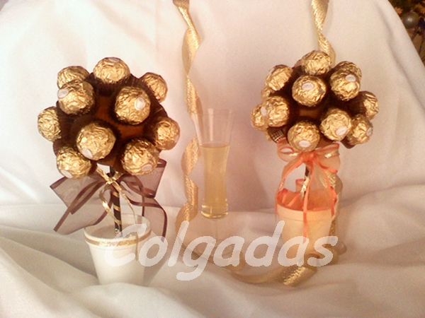 "Tu buen momento": Topiarios de chocolate