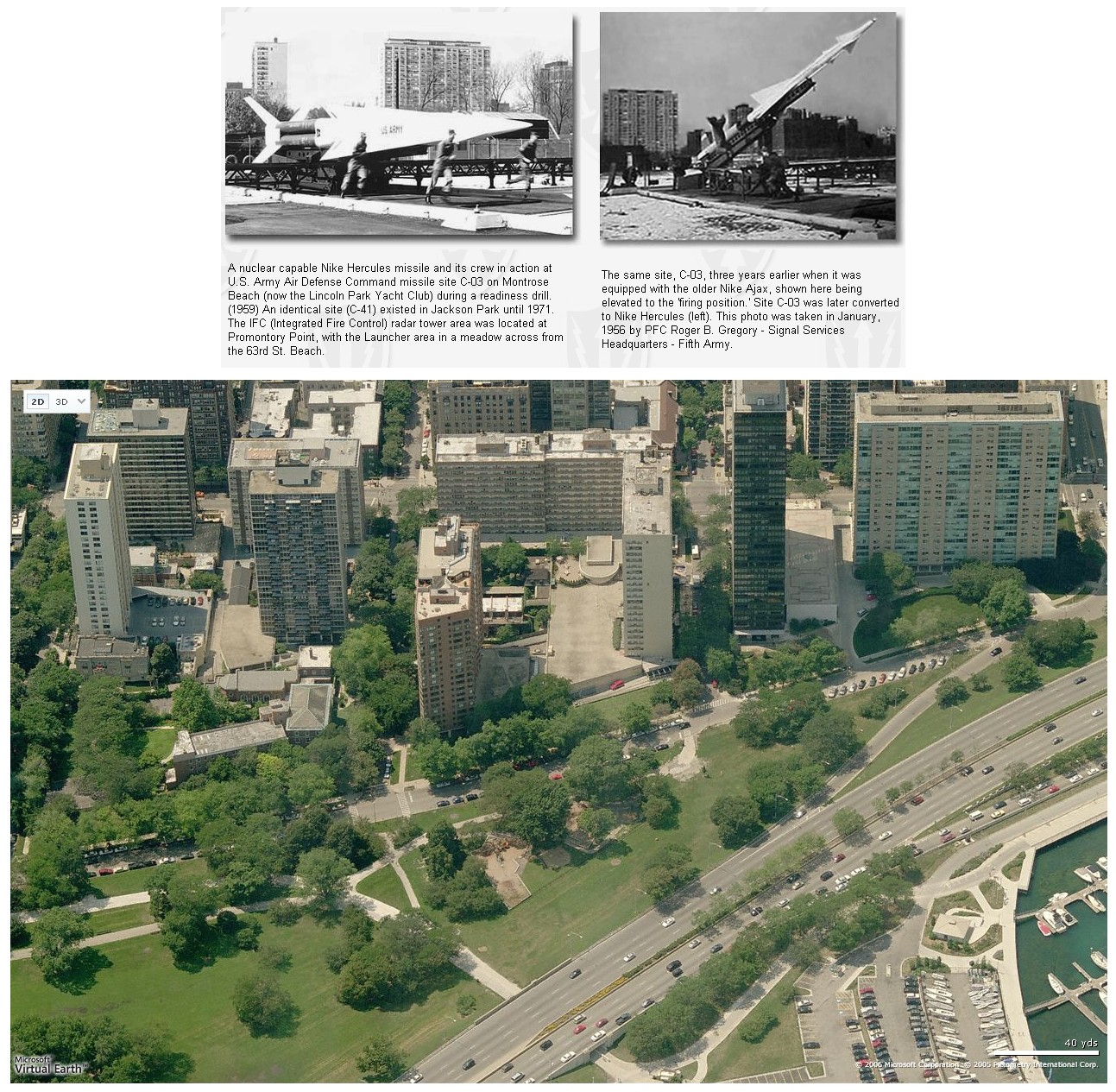 Uptown Chicago History: Nike Missile C-03 Montrose Harbor/Belmont ...
