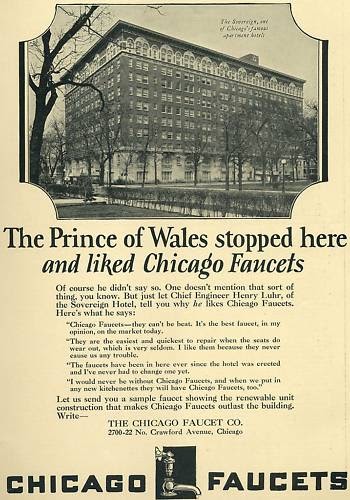 Uptown Chicago History: The Prince of Wales Slept Here -- Advertisement ...