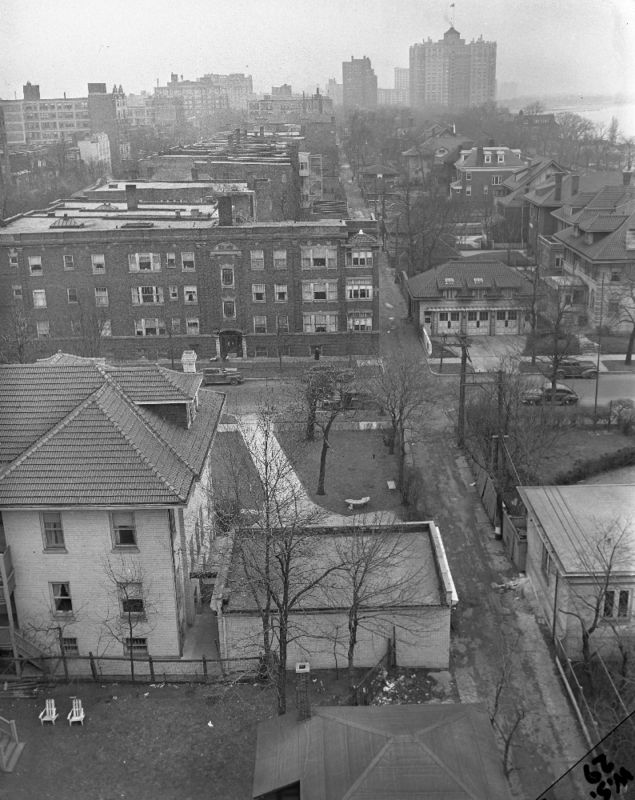 Uptown Chicago History: Aerial View of Edgewater, Chicago, 1946
