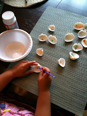 happy birdycake: Sea shell memory game