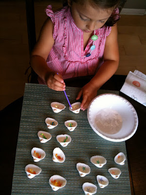 happy birdycake: Sea shell memory game