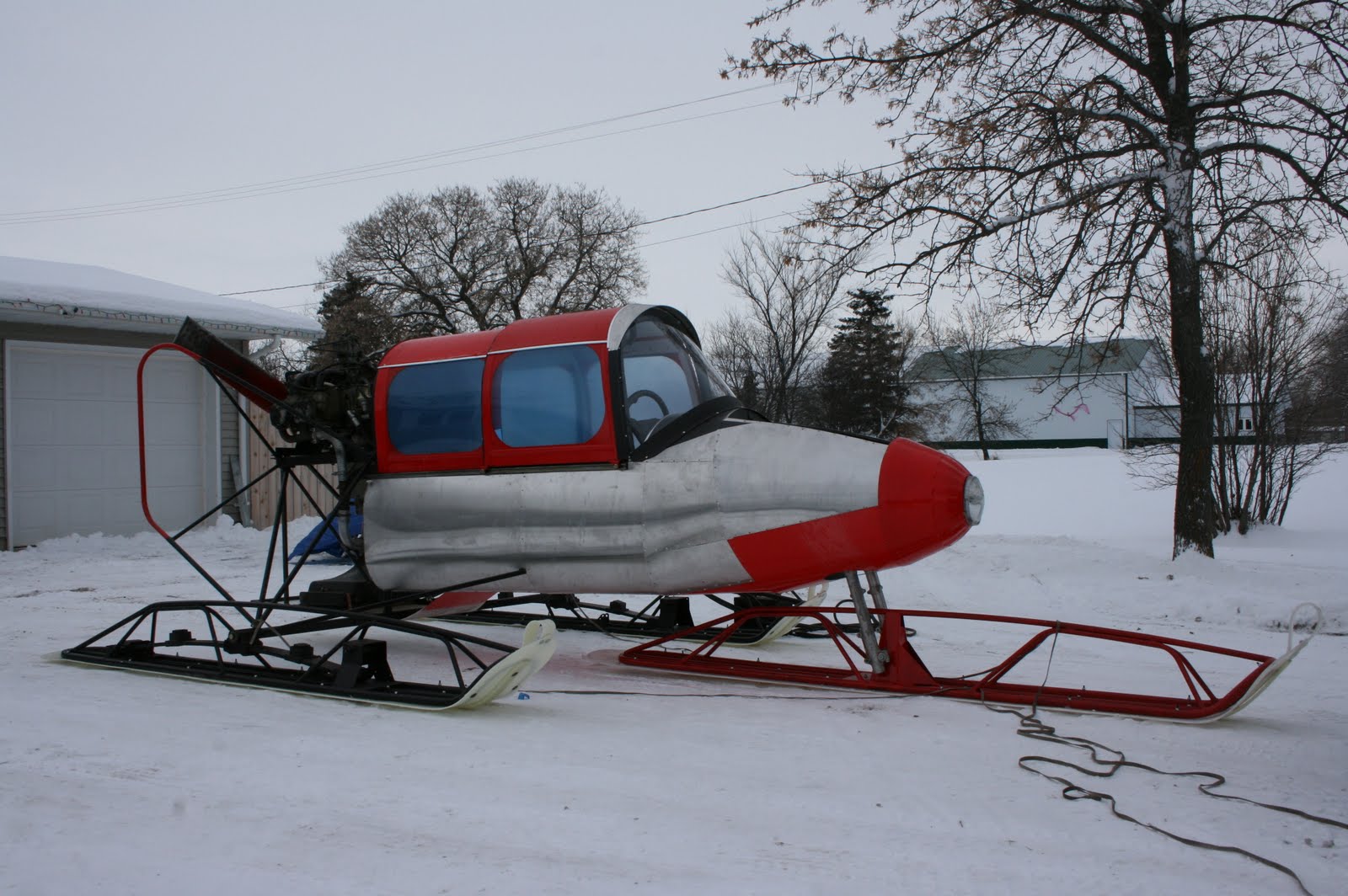 Snowplane: NEW SNOWPLANE READY FOR THE SNOW