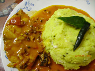 Secret Of Taste: Kappa Puzhukkum Meenum(Boiled Tapioca with Fish Curry)