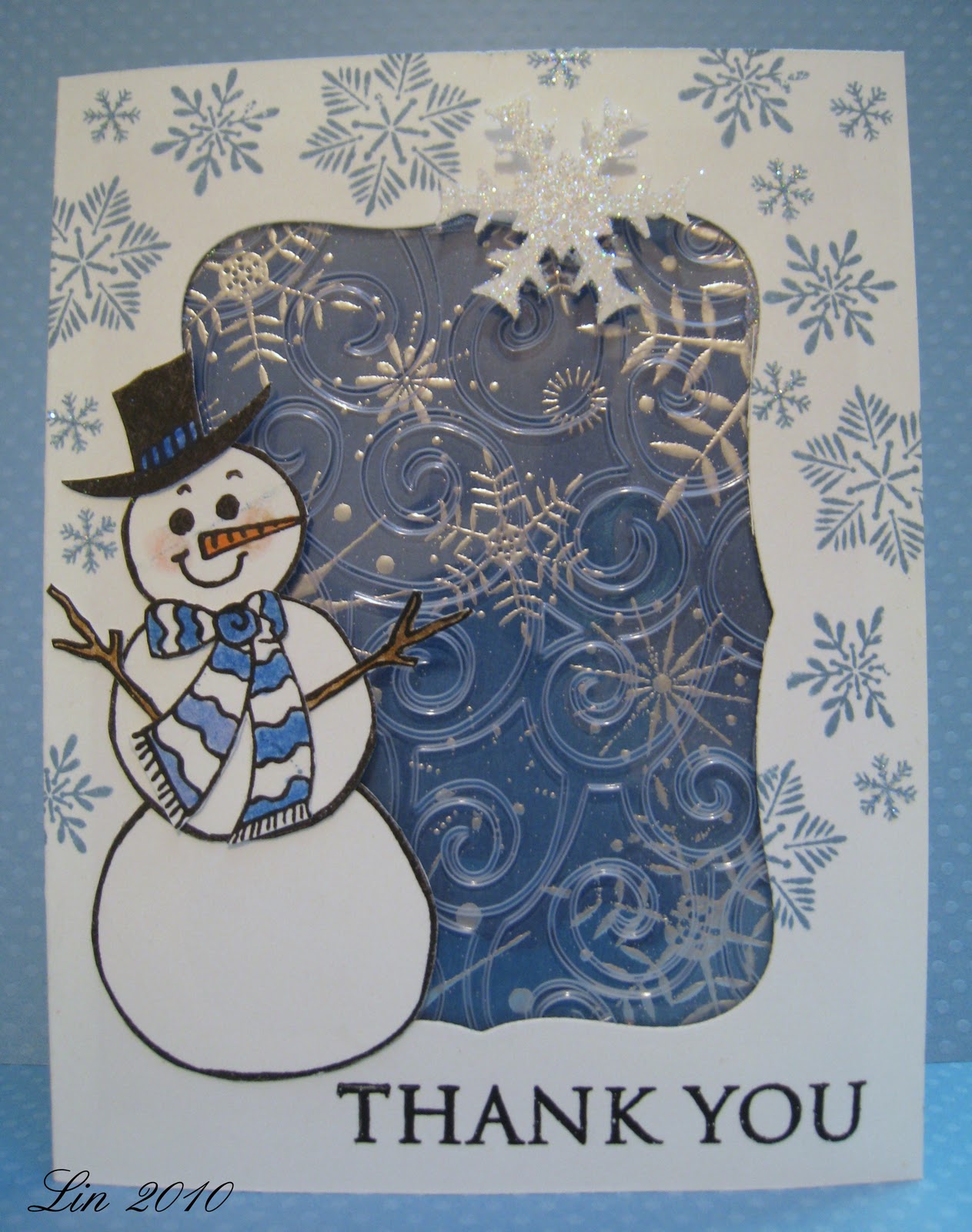 Sending Hugs: Winter Thank You