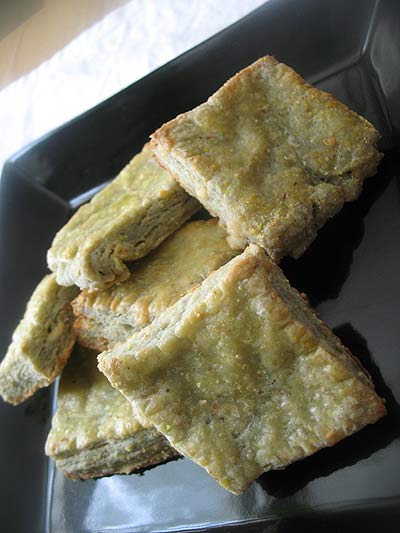 Savory Blue Cheese Crackers | Lisa's Kitchen | Vegetarian Recipes ...