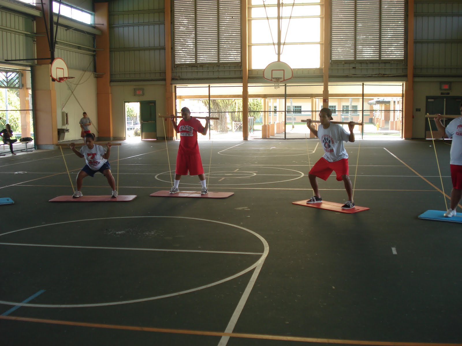 Kea'au High School Body Conditioning Class: Period 1 Happenings