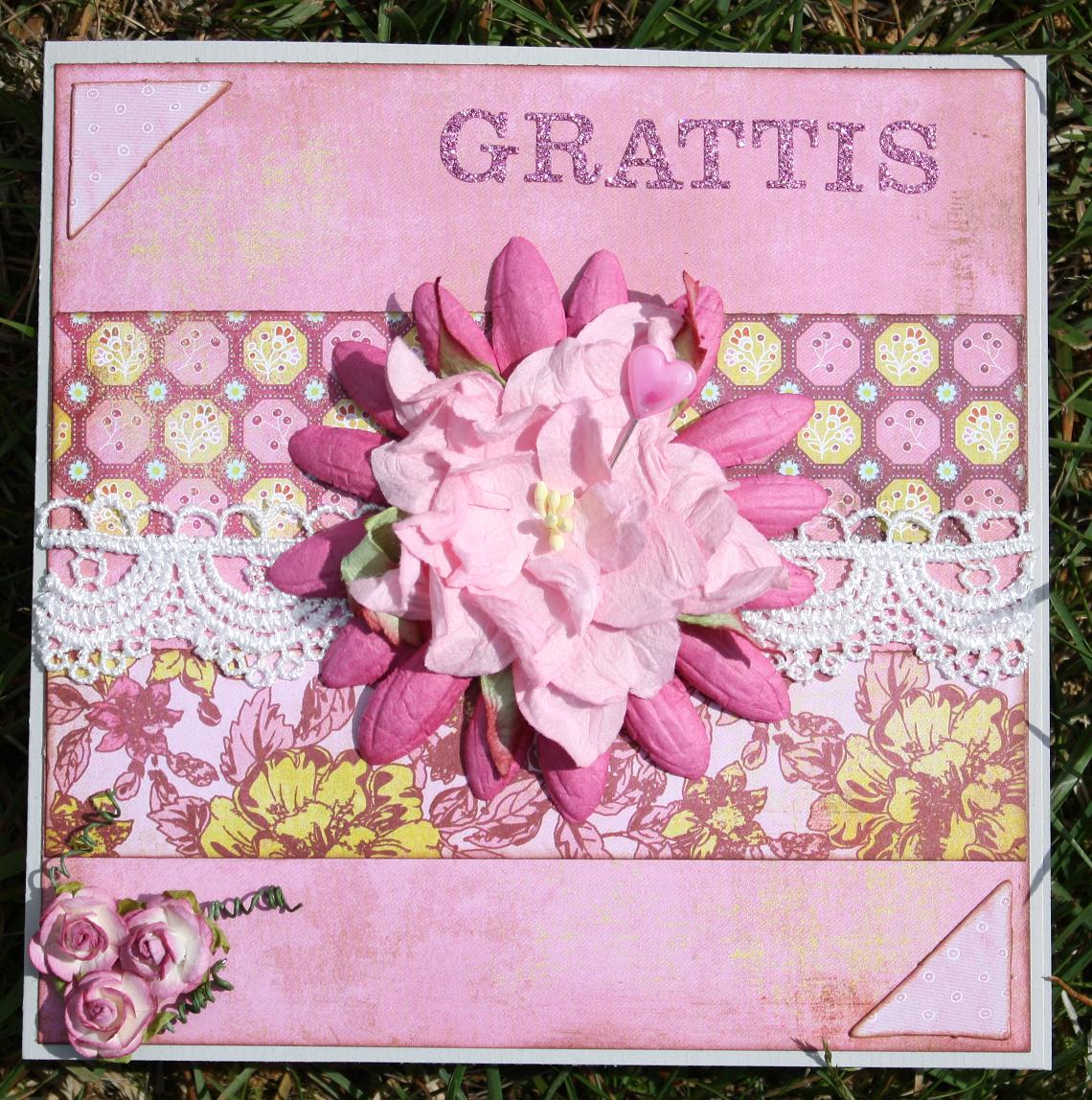 EssmoScrappar: Flasktag å grattiskort i härligt rosa...