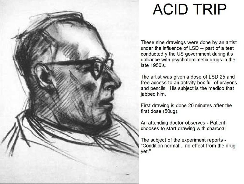 Art's state of the Art: Drawings under the influence of LSD