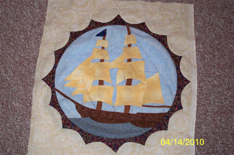 QUILTING IN OZ: Dogwoods & Tall Ships