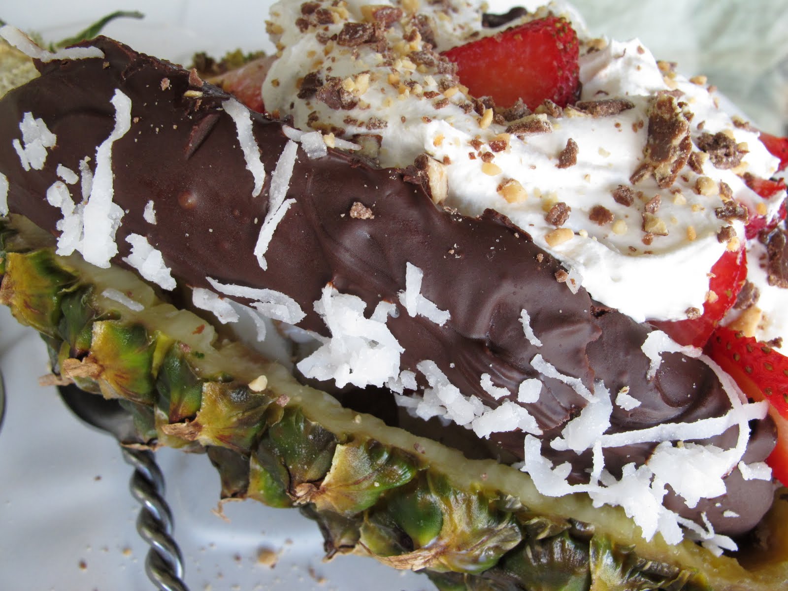 Grand Wailea's Pineapple Banana Split - Purple Chocolat Home