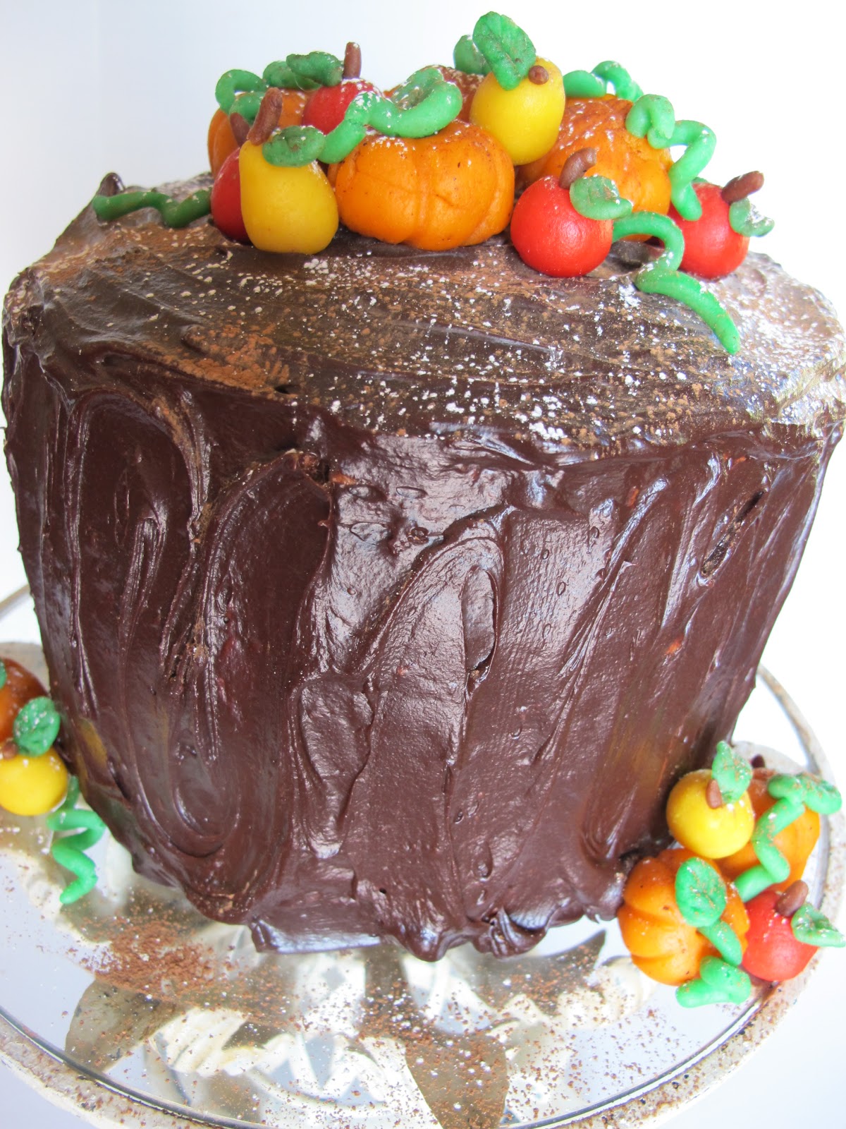 Chocolate Harvest Cake - Purple Chocolat Home