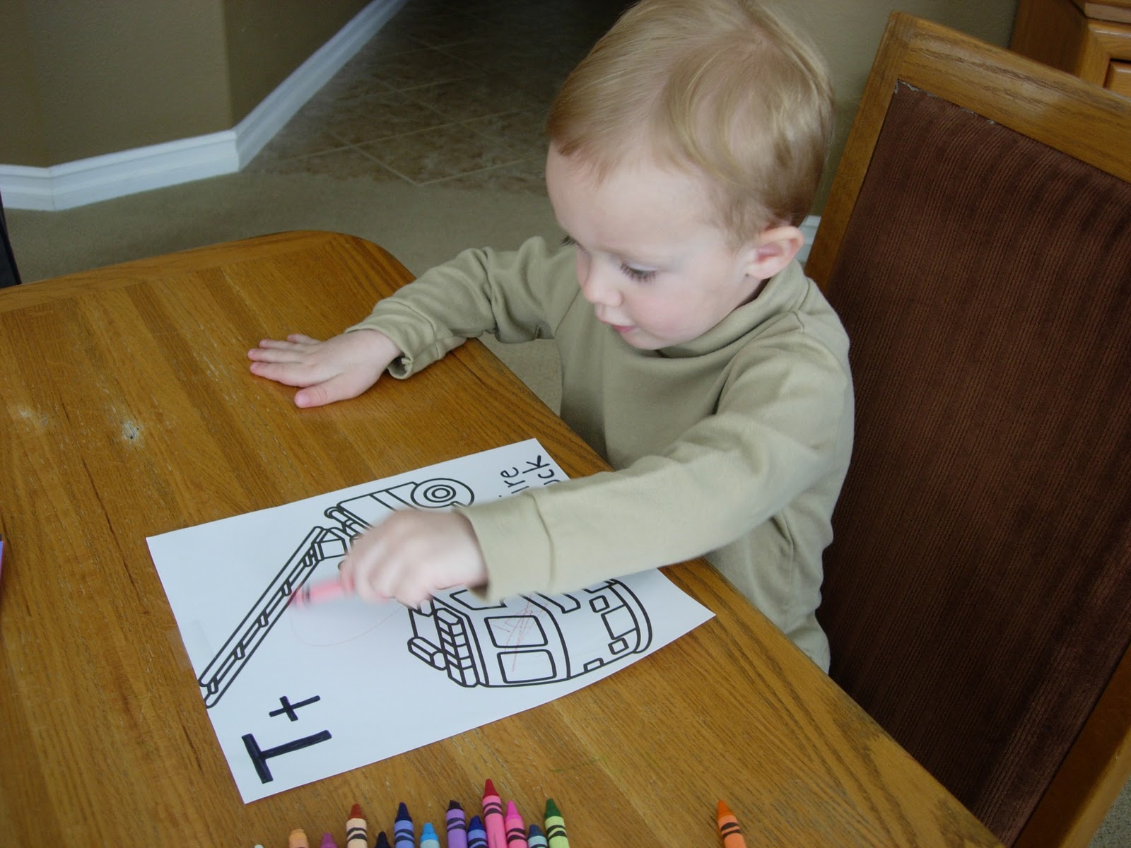 Lil' Sprouts Preschool: T is for Truck