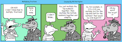 Mr. Harrington's Blog: Fraction Comic Strips