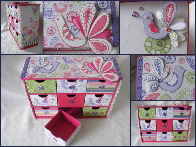 Inspire Me Gifts and Crafts: Gorgeous 'Girly' Storage Drawers