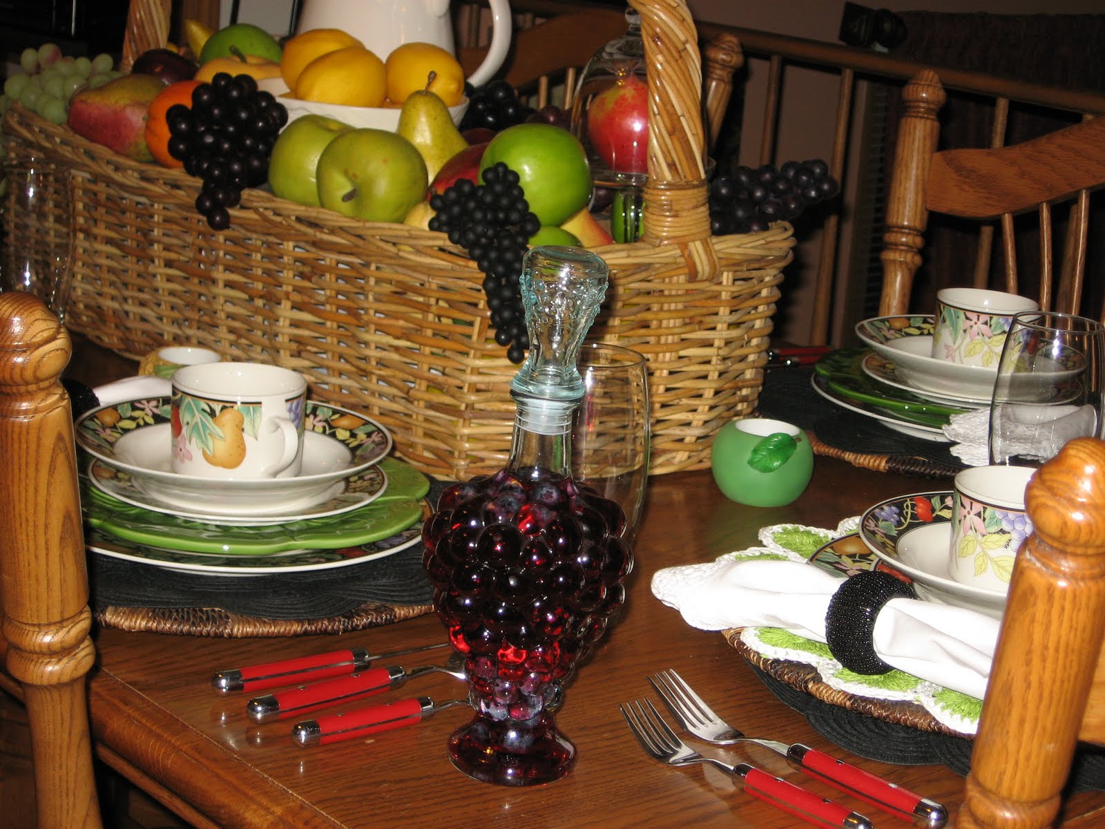 Tablescaping Escapades: Bountiful Fruits, Part 2