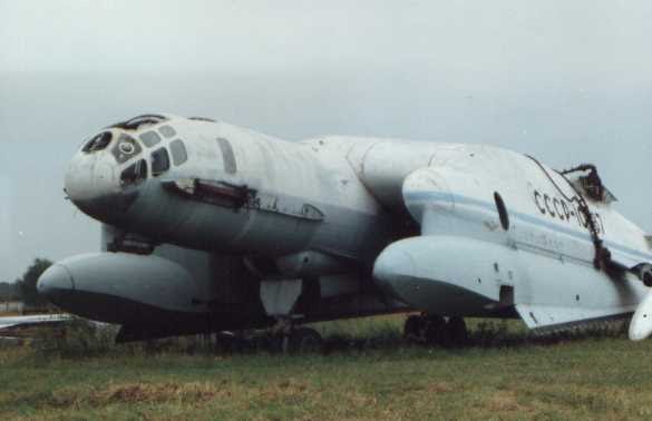 Abandonned WIG vehicle, Beriev VVA-14M1P ekranoplan, Air Force Museum ...