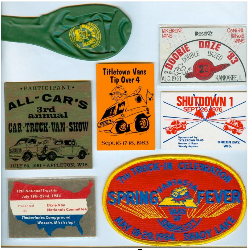 Vandoleros, Van Club: Van Run Decals of Yesteryear