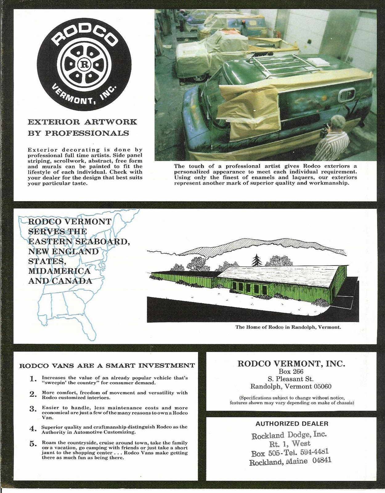 Vandoleros, Van Club: Rodco Conversion ads