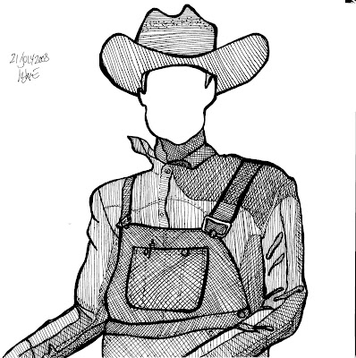 Daily Draw: Mennonite Overalls - Final