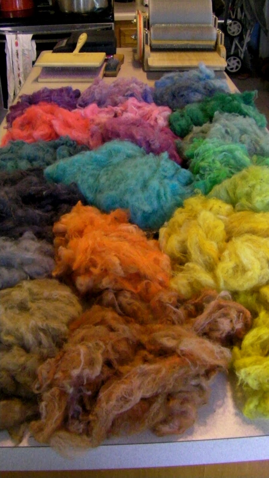 the star box: Late Night Fiber Dyeing!