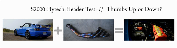 BlackTrax News & Event Coverage: Dyno Page: Hytech's N/A S2K Header