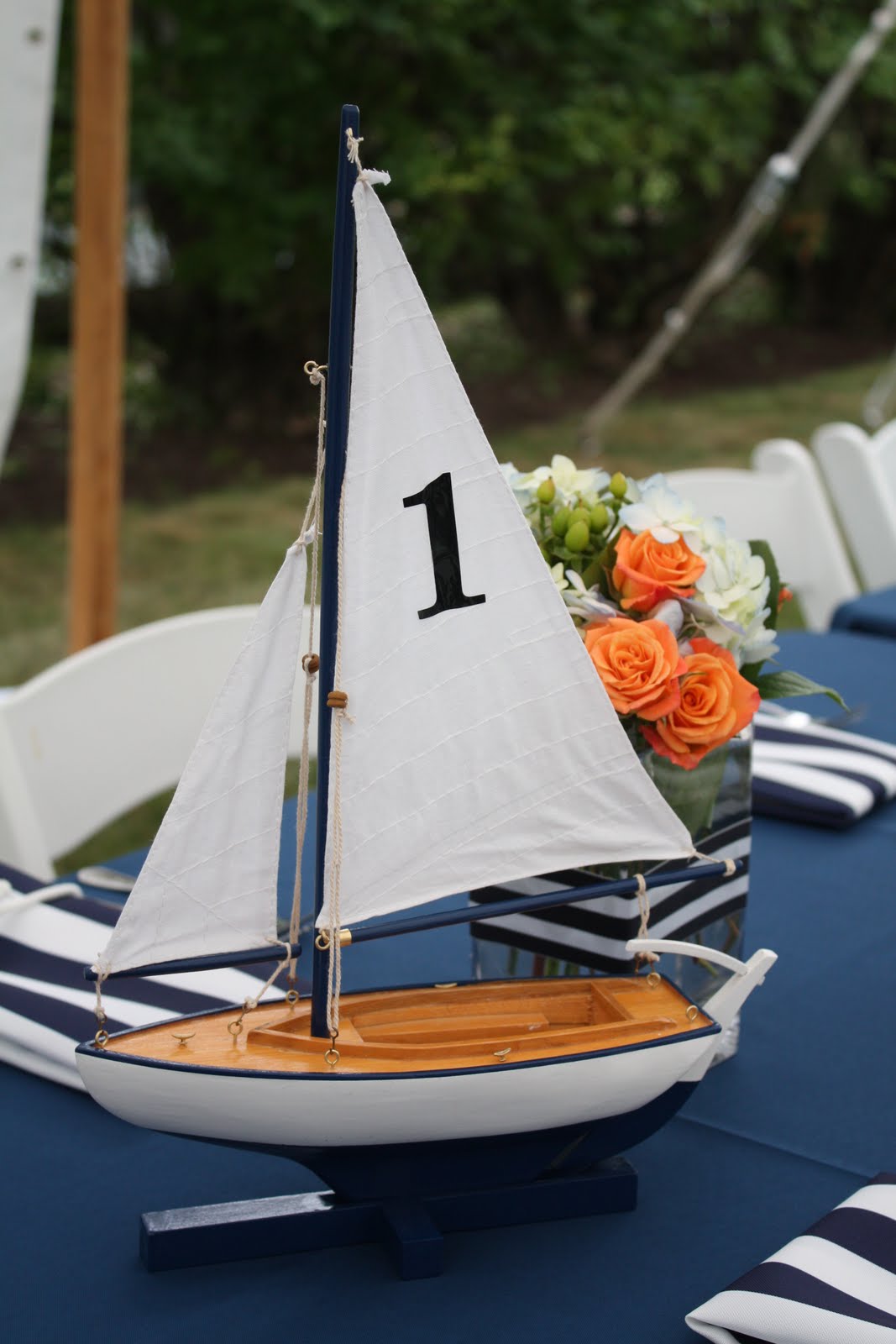 Sail boat table numbers | Nautical wedding inspiration, Boat ...