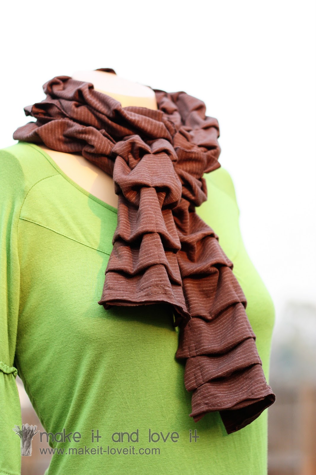 Pleated Knit Scarf | Make It & Love It