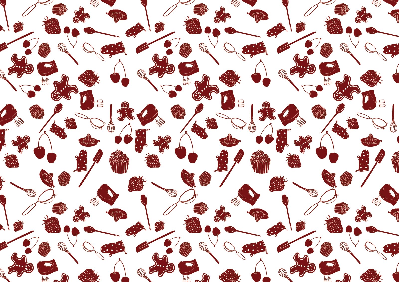 Anja Fee Illustration: Pattern 111: Making and Baking