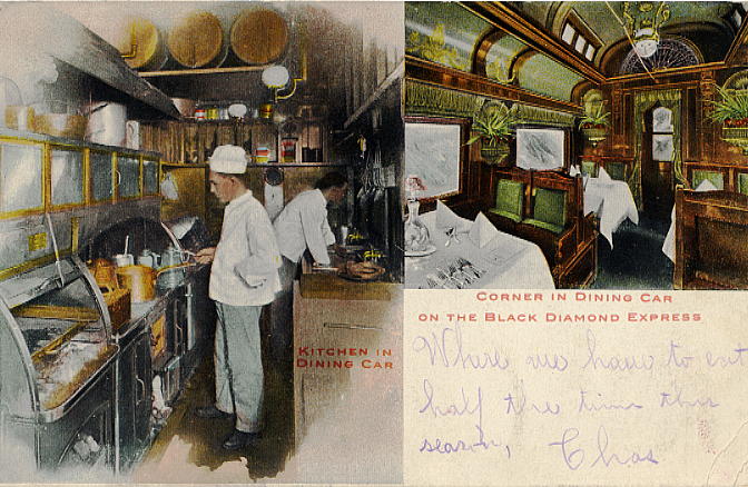 The National Railroad Postcard Museum: Black Diamond Express, Lehigh ...