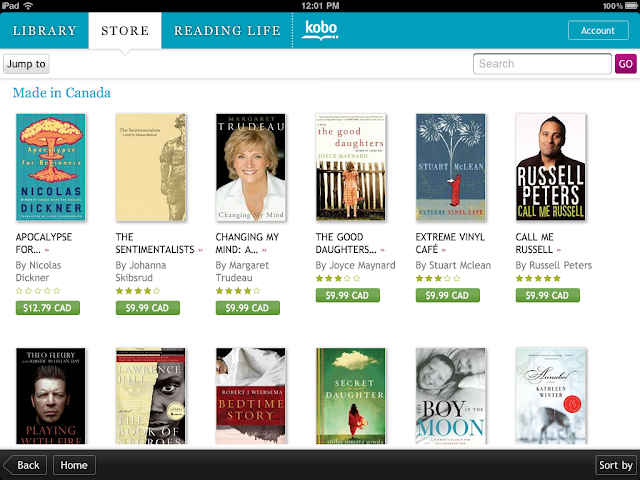 Comfortable Tech: Kindle, Kobo, iBooks - A Tale of Three iPad Ebook ...