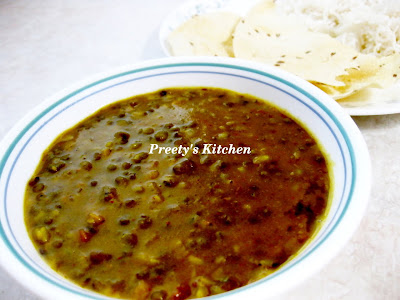 Preety's Kitchen: Saboot Moong Dal