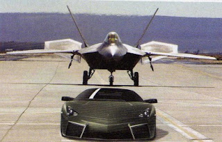TRANSMISSION CAR: Bull horn F-22 Raptor (Lamborghini REVENTON)